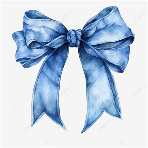블루 나비 리본 수채화 수채화 절하다 리본 Png 일러스트 및 이미지 에 대한 무료 다운로드 Pngtree