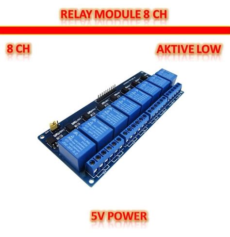 Jual Modul Relay 8 Channel For Arduino Raspberry Pi Shopee Indonesia