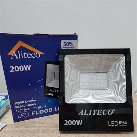 Jual Aliteco Kap Lampu Sorot Led Kap Lampu Tembak Led Watt Ip Shopee Indonesia
