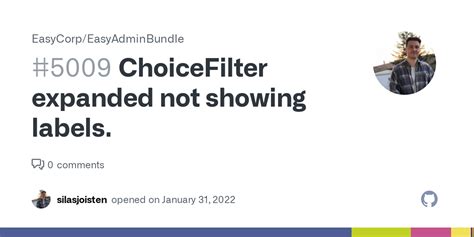 choicefilter expanded not showing labels · issue 5009 · easycorp