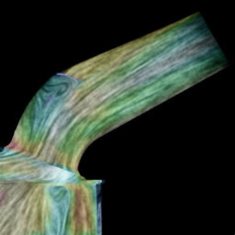 At The Top We See The Inlet Of An Intake Port From A Cfd Simulation Download Scientific Diagram