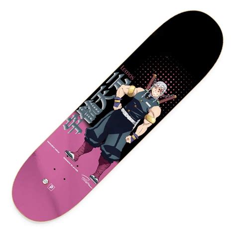 Primitive Skateboarding X Demon Slayer Lemos Tengen Skateboard Deck 8