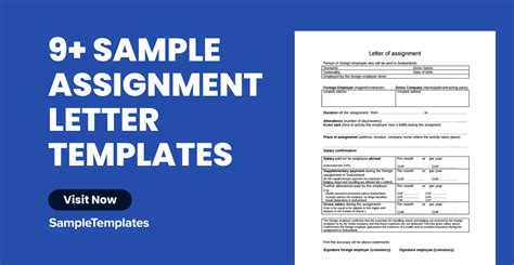 Free 13 Assignment Letter Samples And Templates