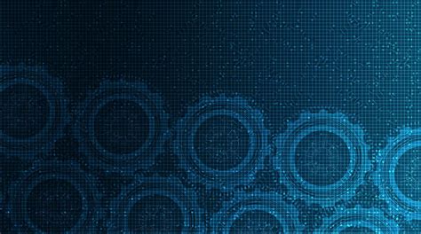 Abstract Gears Wheel And Cock On Technology Background Vector 2581579 Vector Art At Vecteezy