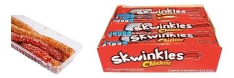 Skwinkles Clasicos 12pz Dulce Enchilado En Tiras Chamoy 234g Mercadolibre