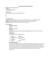 Transcoding Linear To Non Linear Texts Lesson Plan Course Hero