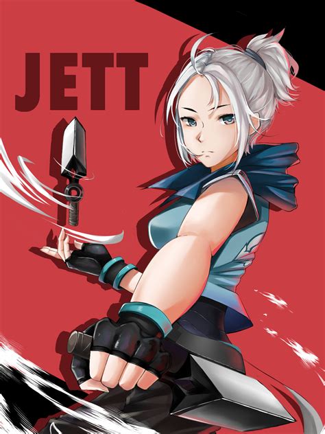 Jett Valorant Drawn By Goar Danbooru
