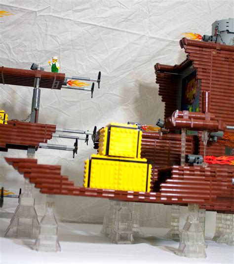 Legosaurus Super Mario Bros LEGO Airship By Baron Von