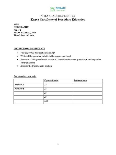 Paper 2 Question Paper Pdf Fishery Forests