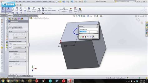 Cube Tutorial Solidworks Youtube