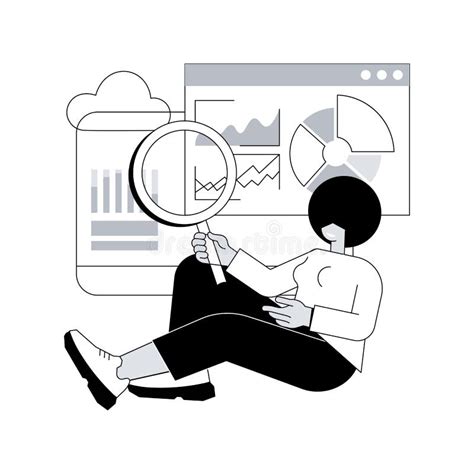 Data Driven Business Model Abstract Concept Vector Illustration Stock