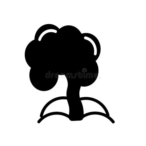 Tree Icon Vector Isolated On White Background Tree Sign Black Symbols Stock Vector
