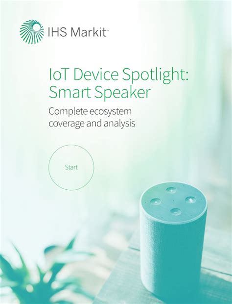 Pdf Iot Device Spotlight Smart Speaker Iot World Iot Device Spotlight Smart Speaker