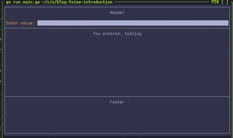 Building Tuis With Golang And Tview