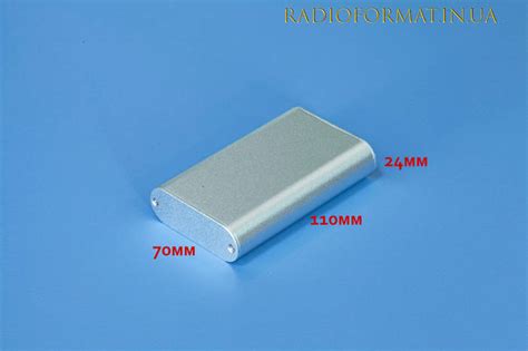 Купить Корпус для электроники алюминиевый 110*70*24 мм., БЕЛЫЙ, цена ...