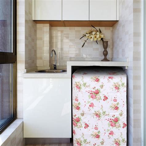 Използвайте за калъфи Практични калъфи за перални машини с отпечатани цветя 1 бр Badu Bg