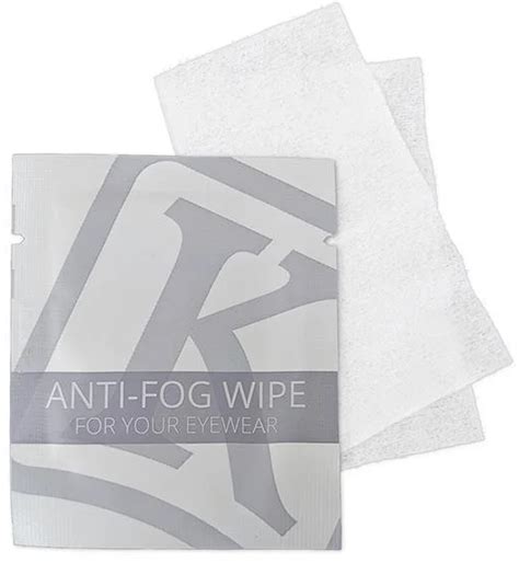 Kroops Anti Fog Wipes For Goggles Glasses And Face Shields 12 Pack