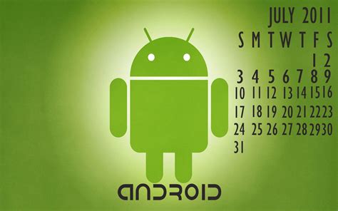 Download Android Calendar Desktop Wallpaper