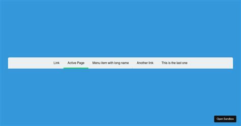 Active Tabs Css Codesandbox