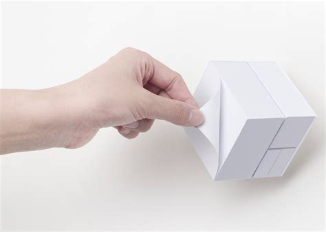 Nendo S Block Memo Pad Peels Apart Like A D Puzzle