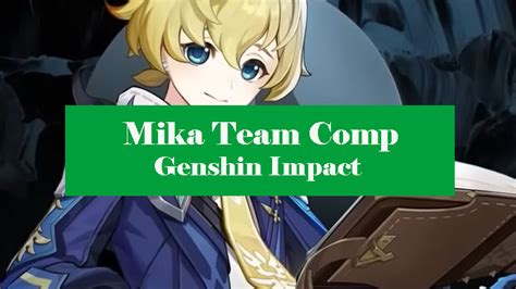 Best Mika Team Comp Genshin Impact Zathong