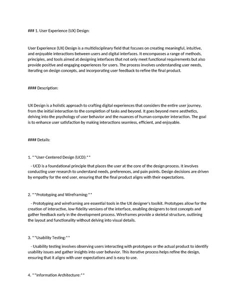 Hci 1 Notes 1 User Experience Ux Design User Experience Ux Design Is A