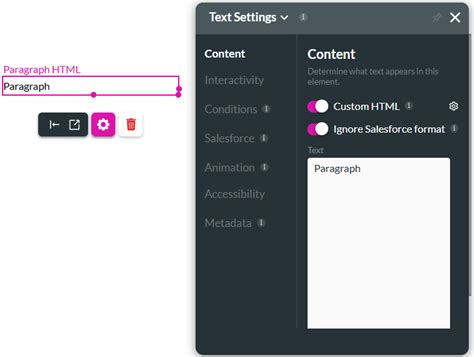 Ignore Salesforce Format