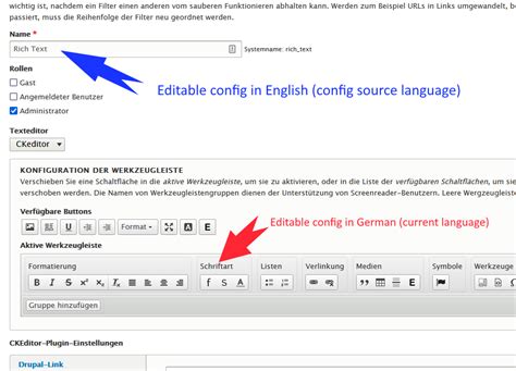 Translation Of Ckeditor Toolbar Group Names Drupal Org