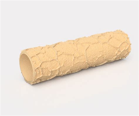 Stl File Cracked Wall Texture Roller For Clay 💍・3d Print Design To Download・cults
