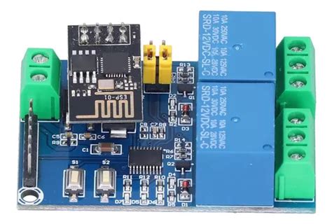 Relé Wifi De Canal Duplo Módulo De Relé Wifi Esp8266 12v