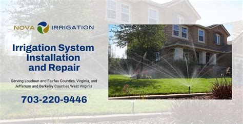 Irrigation System Installation And Repair In Va And Wv Nova Irrigation