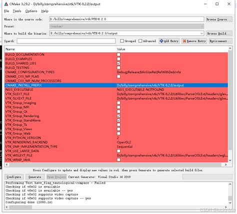 Cmake 编译 Vtkcmake编译vtk Csdn博客