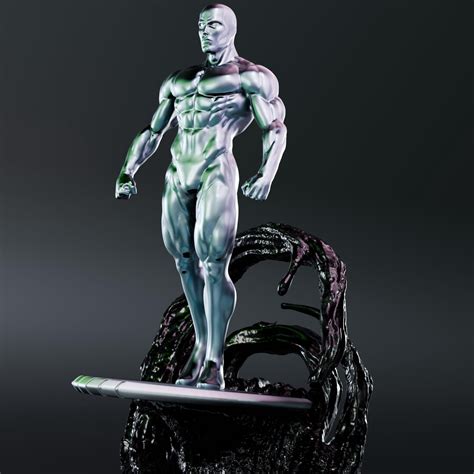 Silver Surfer Fan Art Resin Figure Unpainted Or Painted Made To