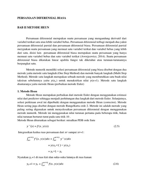 Kelompok 6 Metode Heun Pdf