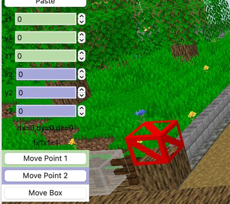 Bug Report Selection Box Not Movable By Buttons · Issue 958 · Amulet Teamamulet Map Editor