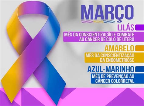 Mês De Março é Marcado Por Três Cores De Conscientização Jornal