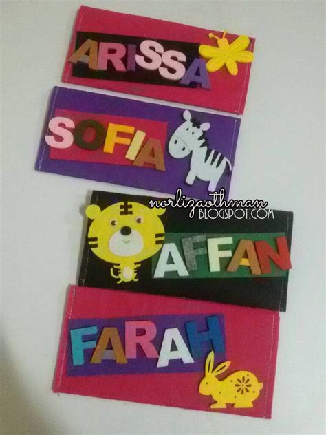 Norliza Othman S Blog Life Is Beautiful DIY Sampul Duit Raya Felt