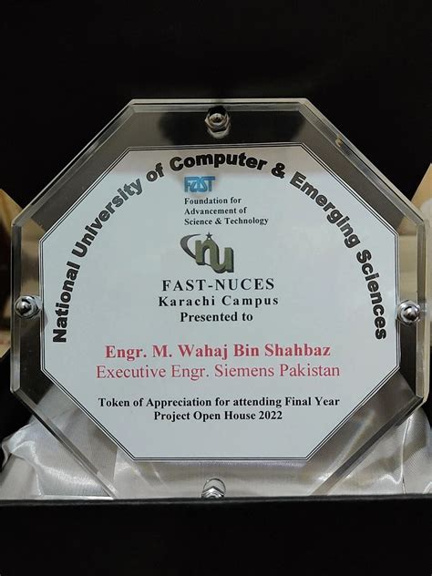 Muhammad Wahaj Bin Shahbaz On Linkedin Fast Nuces Siemens