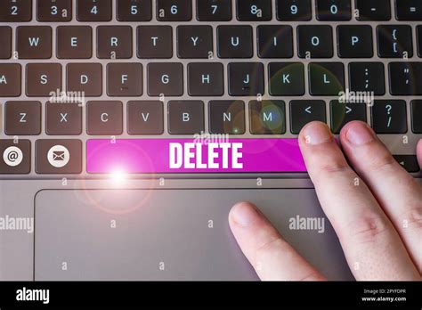 Handwriting Text Delete Word Written On Remove Or Obliterate Written Or Printed Matter By