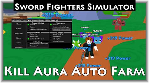 OP Sword Fighters Simulator Kill Aura Auto Farm YouTube