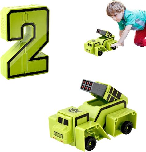 Amazon co jp ナンバーボットのおもちゃ ナンバーロボット変身アクションフィギュア モンテッソーリ教育学校の教室の報酬カーニバルの賞品のブロック番号 STEM 数学の