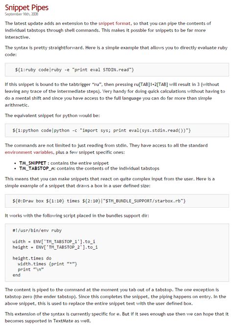 Is It Possible To Add This Snippet Feature Ideas And Feature