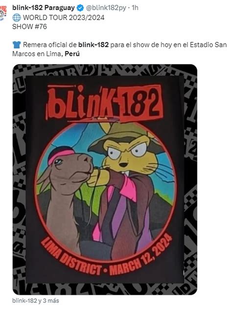 Blink 182 Llegó Para Show En El Estadio San Marcos Arribaron En Jet Privado Fueron Ovacionados