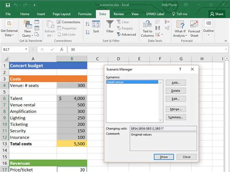 What Is A What If Scenario In Excel Word и Excel помощь в работе с программами