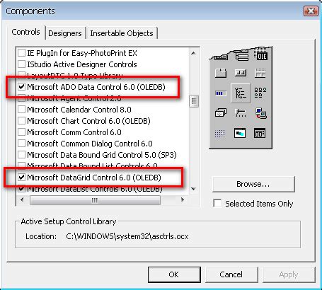 Setting Koneksi ADODC Visual Basic 6 0 Dengan Datagrid Domarku Web Design