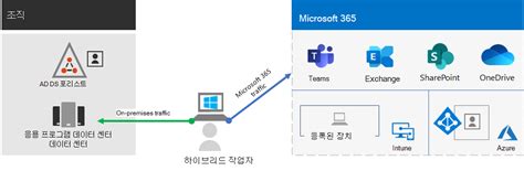 microsoft 365를 사용하여 하이브리드 작업을 위한 인프라 설정 microsoft learn