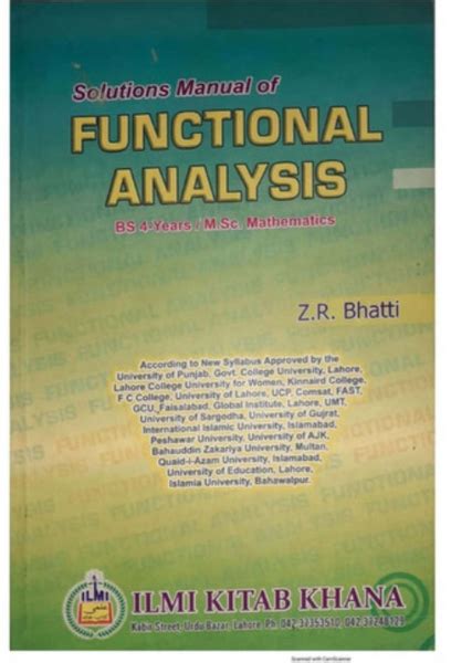 Functional Analysis Appendix To Frigyes Riesz And Bela Sz Nagy