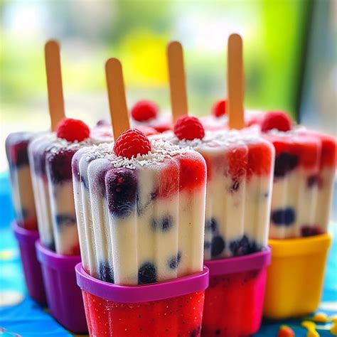Berry Coconut Popsicles Refreshing And Simple Treat Recipe Website