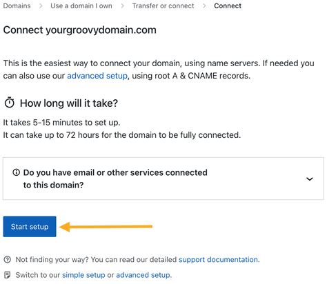 connect a namecheap domain support