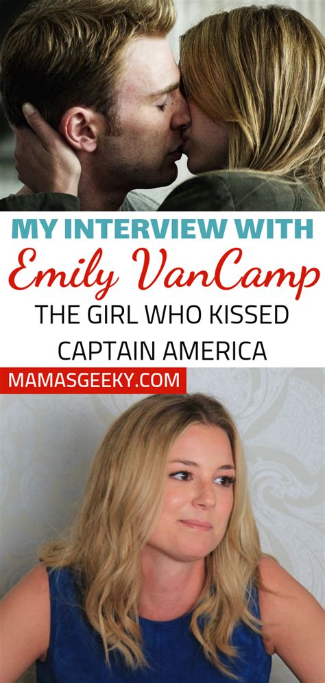 The Girl That Kissed Captain America Emily Vancamp